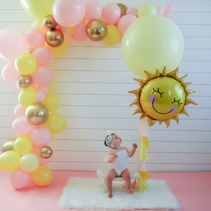 Happy Sunshine Balloon | Summer Birthday Party Decorations, Tutti ...
