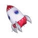 Space Rocketship Balloon Galaxy Blast off Space Birthday - Etsy