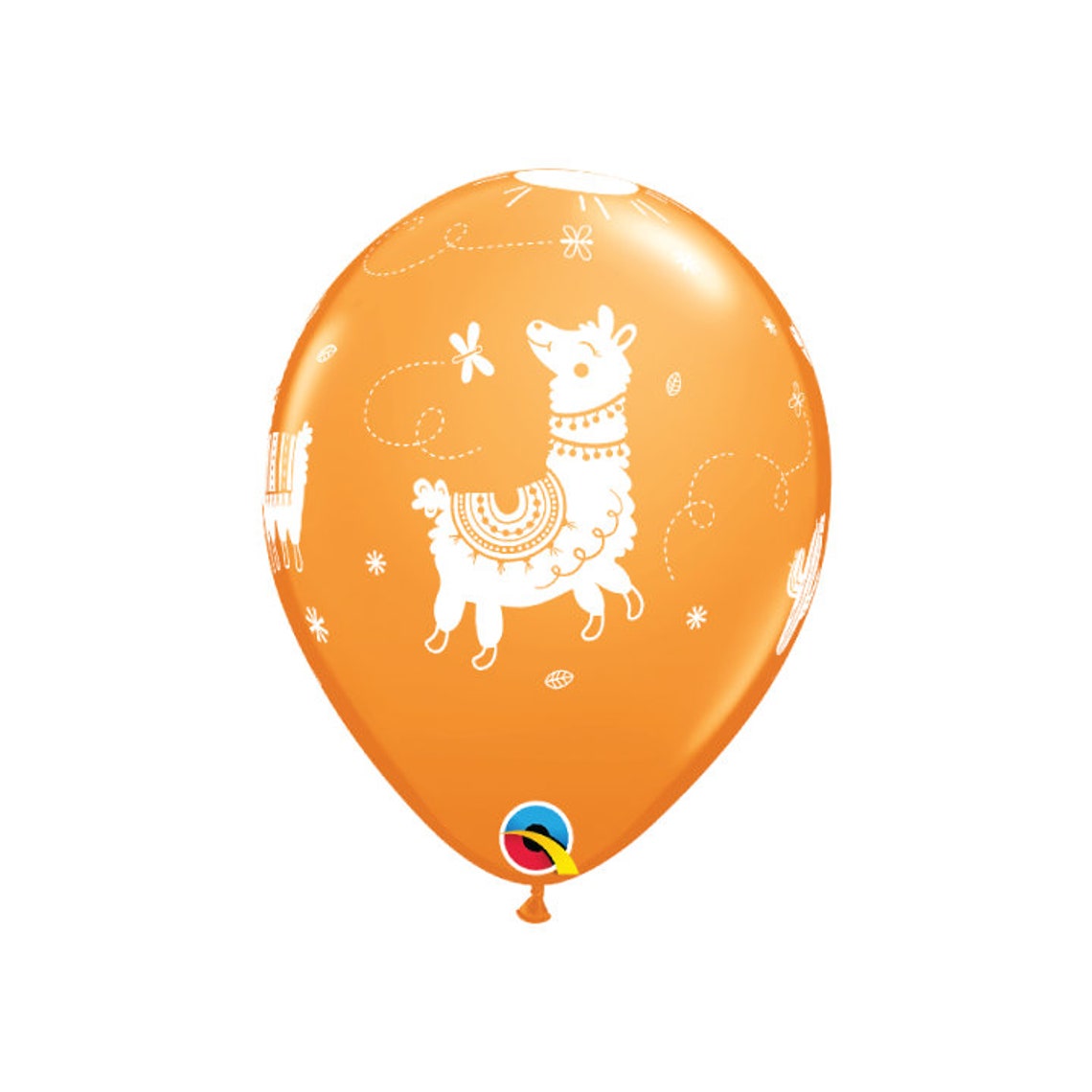 LLAMA BALLOON BOUQUET | Pink Orange Green Gold Llama Balloon, Llama ...