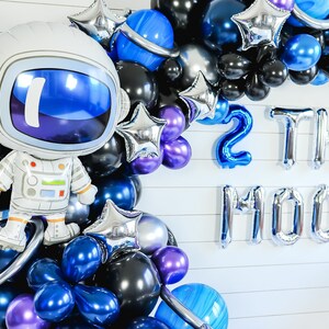 Space Astronaut Balloon | Galaxy Blast off Space Birthday Party Decor ...