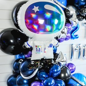 Space Astronaut Balloon Galaxy Blast off Space Birthday Party Decor ...