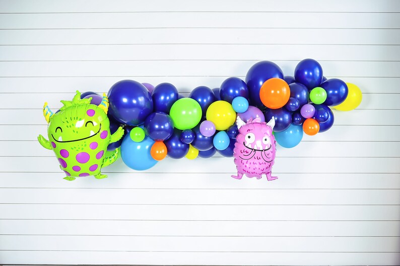 DIY Little Monsters Balloon Garland DIY Monsters Arch - Etsy