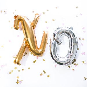 Custom Script Balloon Banner | Foil Letter Balloon Garland, Party Decor ...