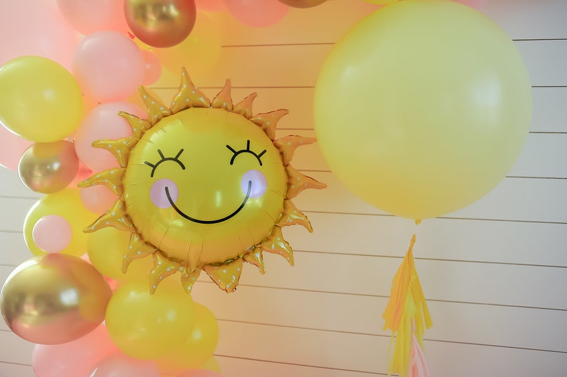 Happy Sunshine Balloon Summer Birthday Party Decorations - Etsy