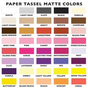 Custom Color Paper Tassel Garland | Birthday Party Decor, Bachelorette ...