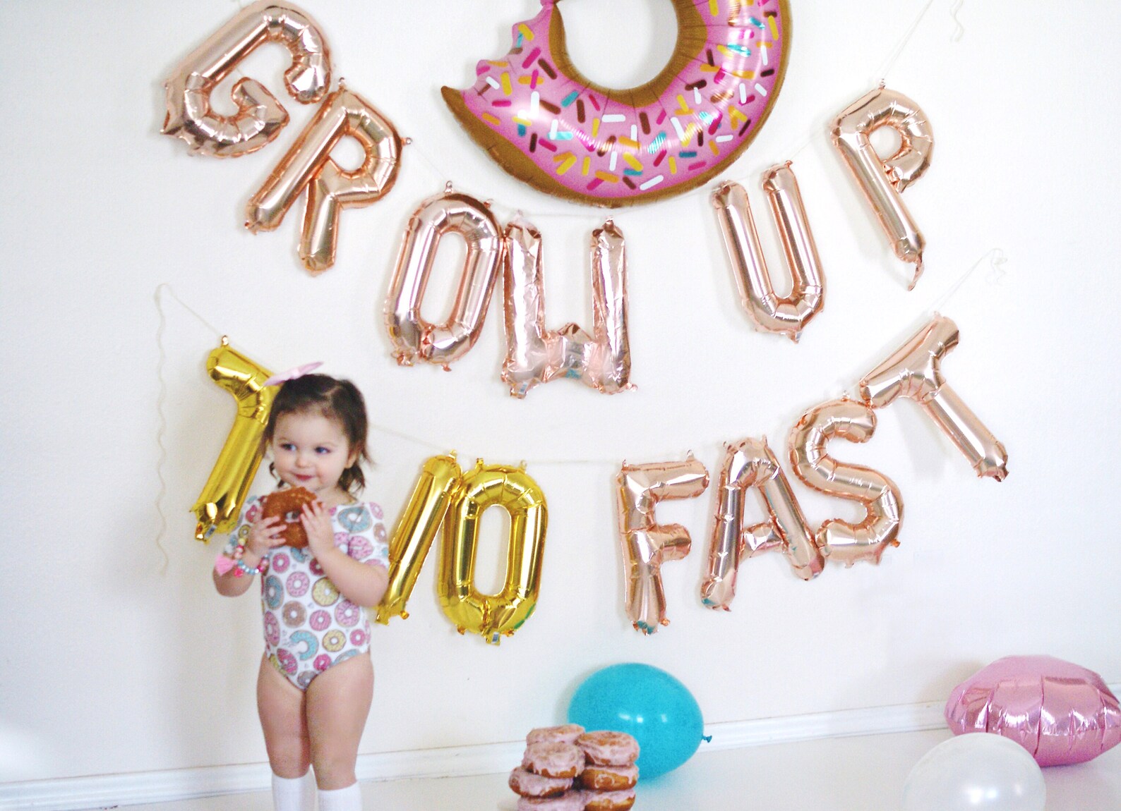 DONUT GROW UP Party Box Donut Grow up Two Fast Sprinkles - Etsy