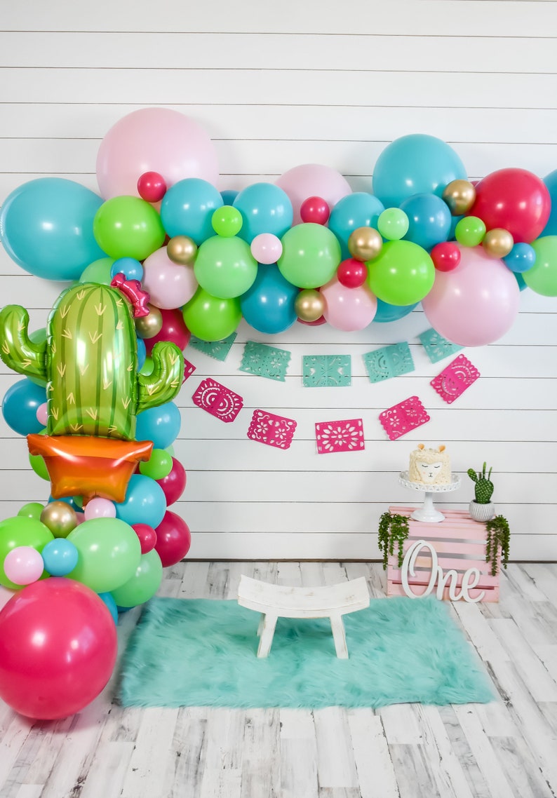 DIY Fiesta Balloon Garland DIY Multi Color Balloon Arch | Etsy