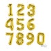 JUMBO GOLD NUMBER Balloon 34 Jumbo Large Birthday - Etsy