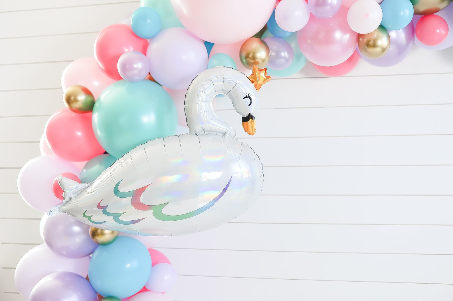 Swan Princess Balloon Baby Shower Princess Party Decor Swan - Etsy UK