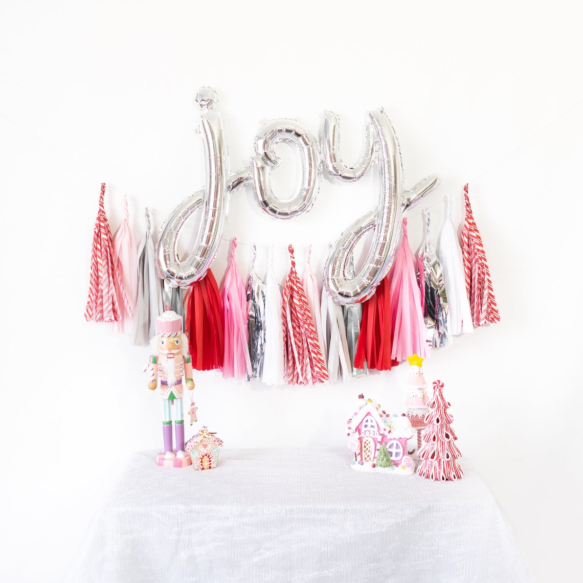 Custom Script Balloon Banner Foil Letter Balloon Garland - Etsy