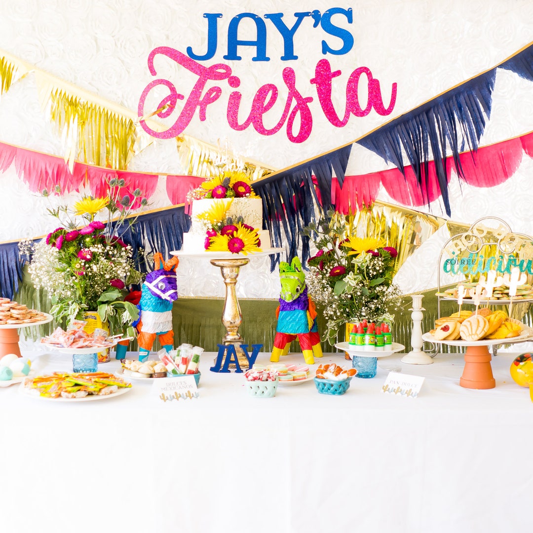 CUSTOM NAME FIESTA Party Box | Multi-color, Cinco De Mayo, Cake Smash ...