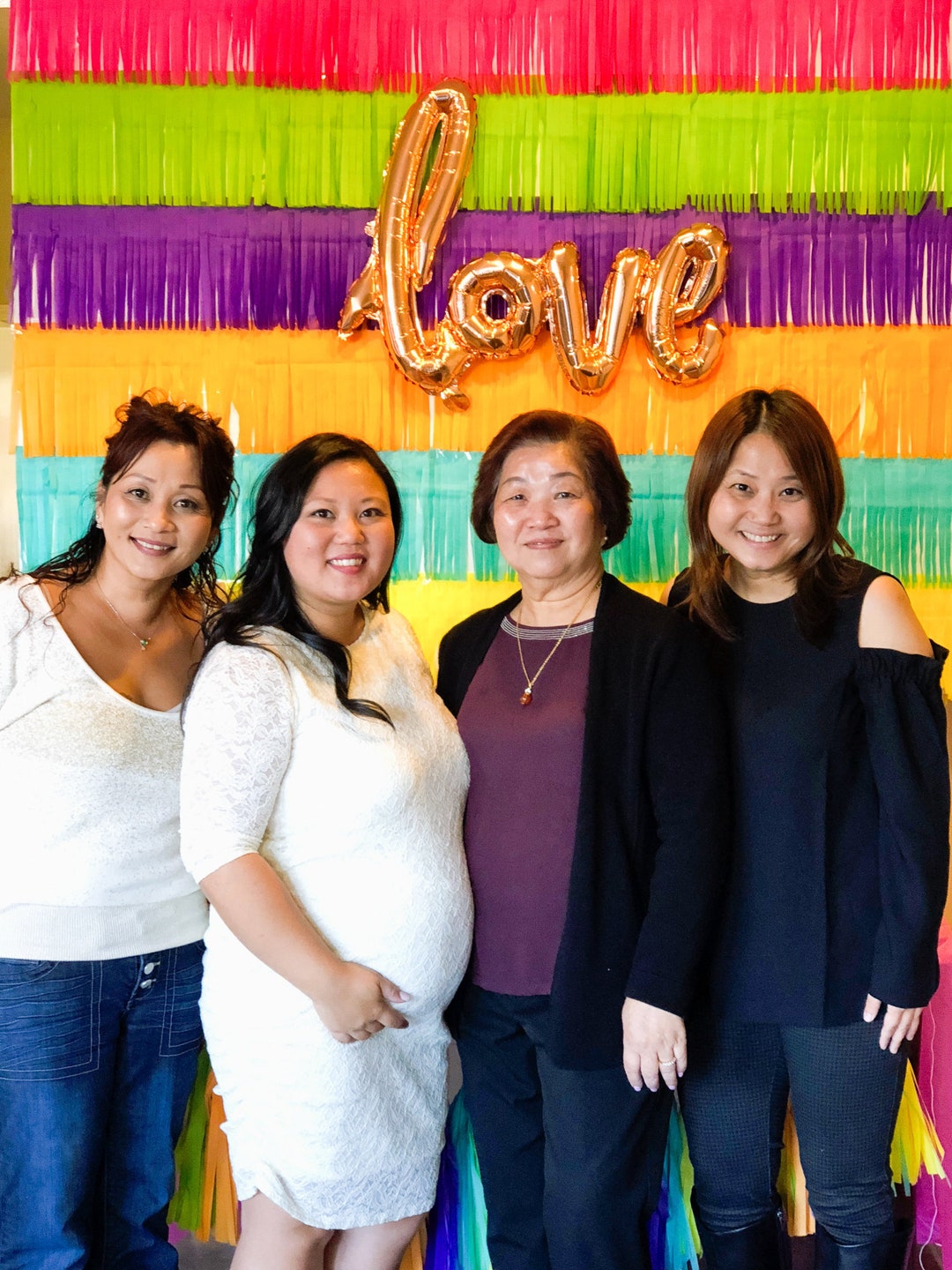 Bright Fiesta DIY Fringe Backdrop | Multi-color Paper Photo, Banner ...