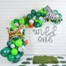 Wild One Balloon Banner | Wild One Jungle Birthday Decor, Rainforest ...