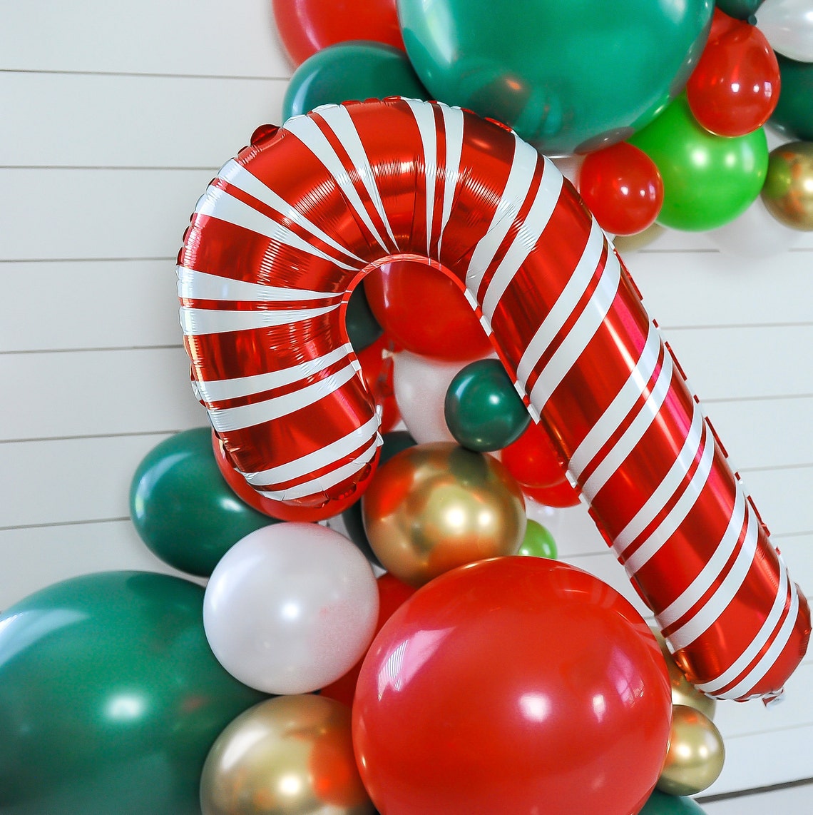 Candy Cane Balloon Be Merry Christmas Xmas Party Decor - Etsy
