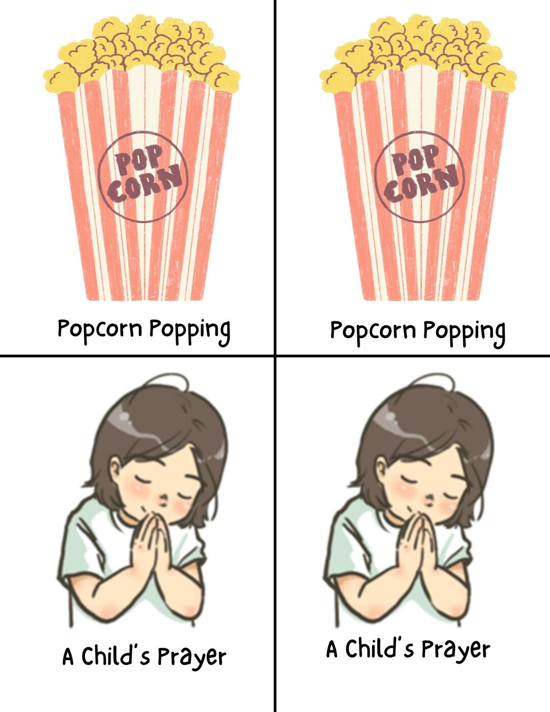 Primary Song Matching Game Memory Game Latter Day Saints - Etsy