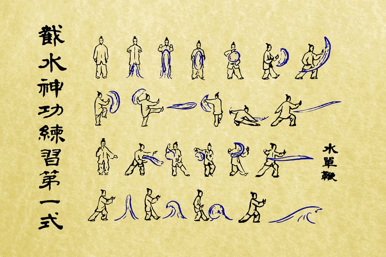 Avatar the Last Airbender: Waterbending Scroll | Etsy