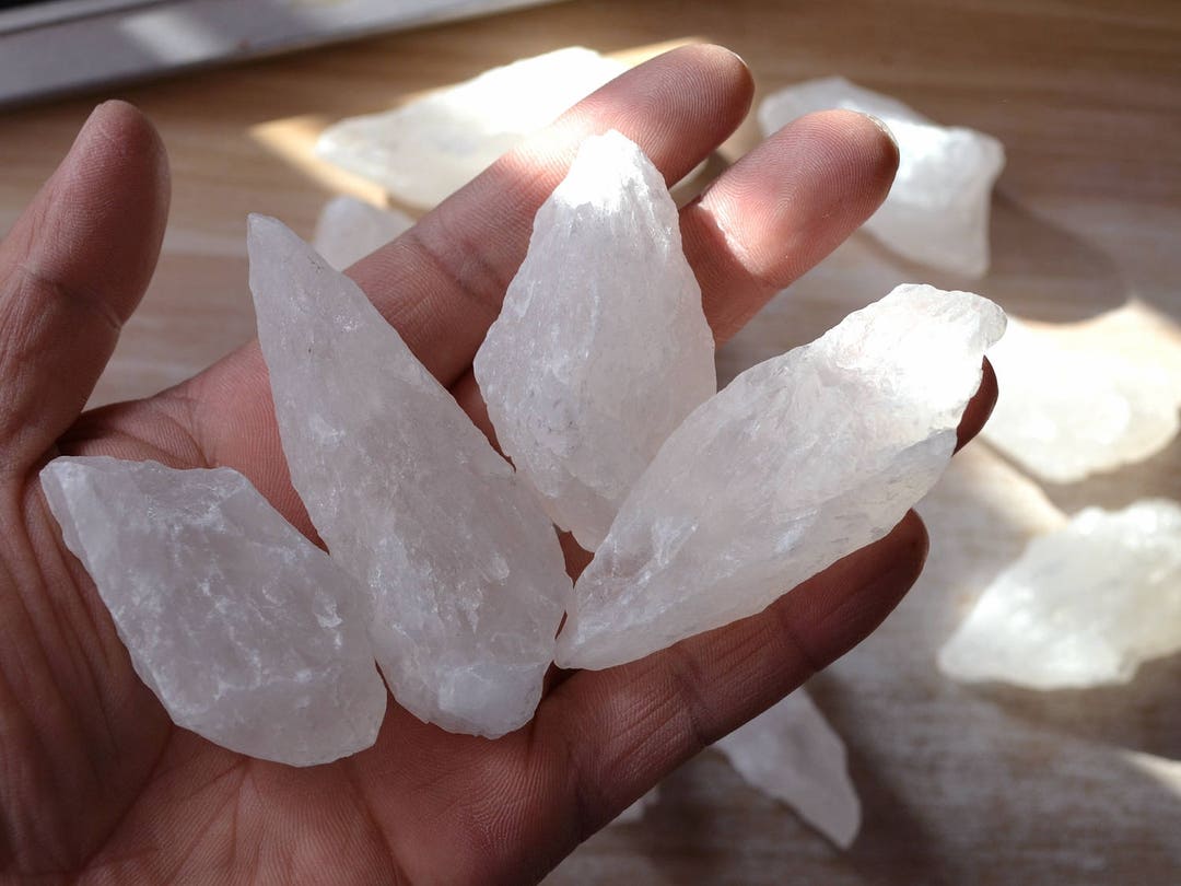 Raw Quartz Point Large Raw Quartz Loose Stone Mineral Sample Healing ...