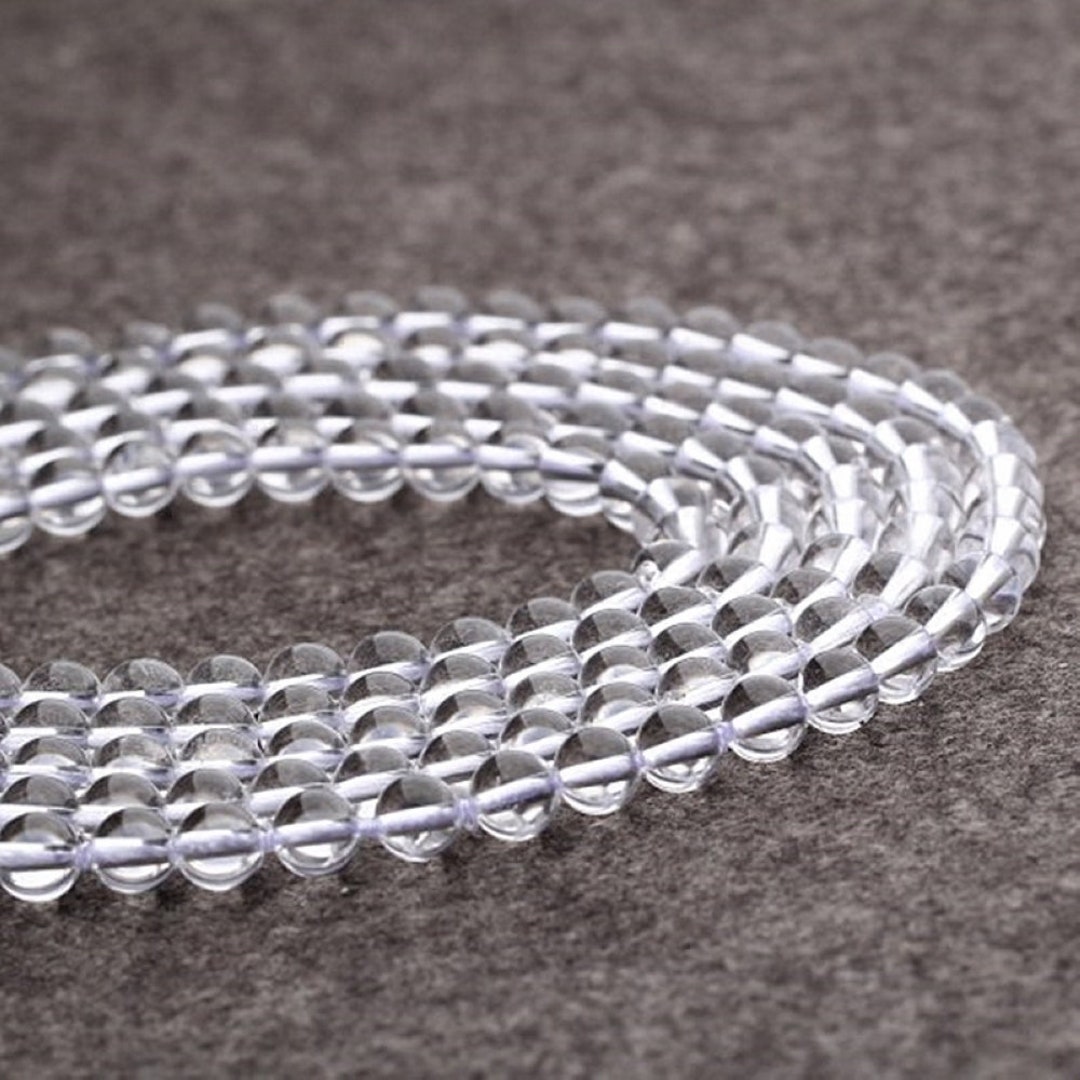 Clear Quartz Crystal Bead Natural Clear Quartz Crystal Beads Wholesale ...