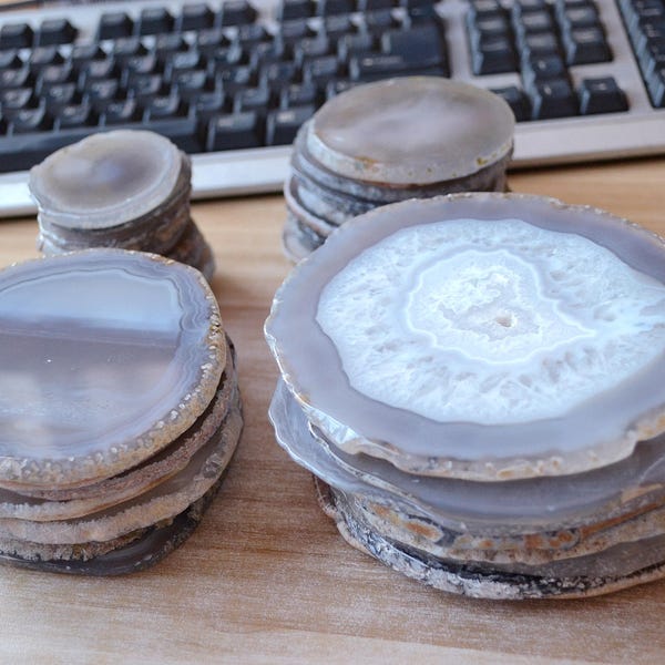 Agate Coasters - Etsy