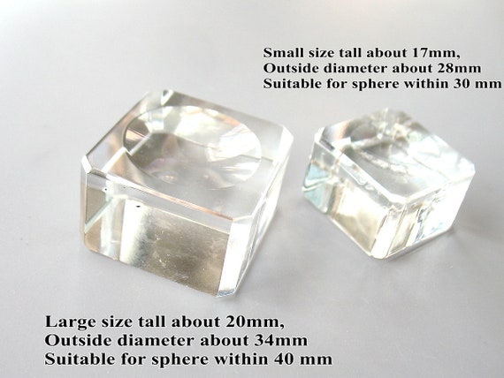 Crystal Sphere Stand Crystal Ball Stand Glass Stand | Etsy