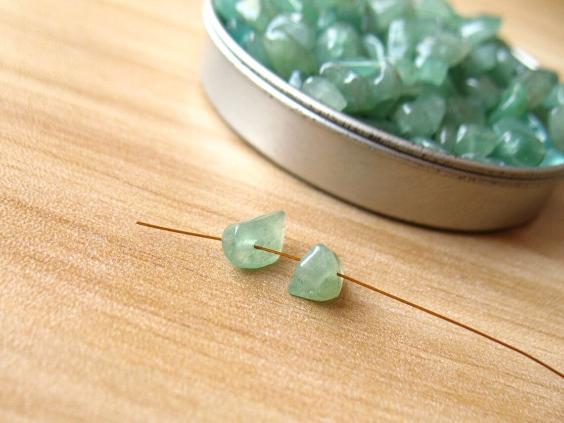 Natural Green Aventurine Chip Beads 20 Grams 5 to 10mm Stone - Etsy