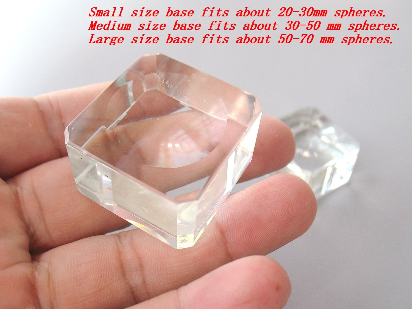 Crystal Sphere Stand Crystal Ball Stand Glass Stand | Etsy