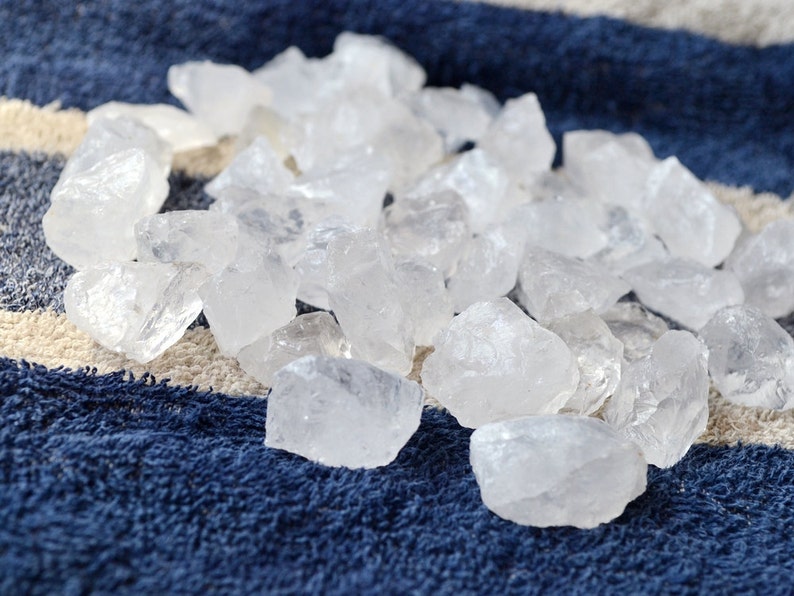 Small Raw Clear Quartz Loose Stone Rough Rock Crystal Quartz - Etsy