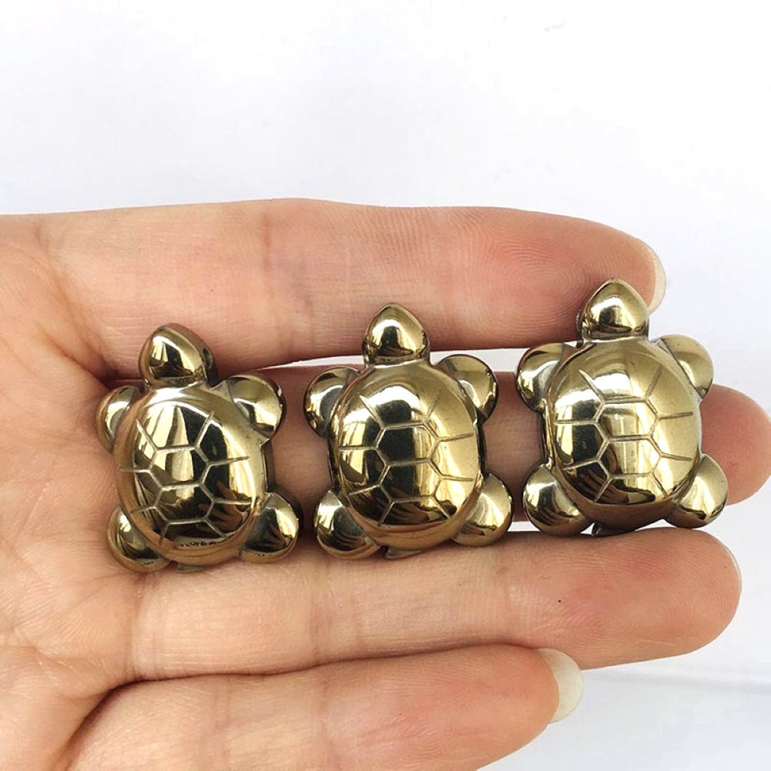Pyrite Tortoise Natural Pyrite Turtle Crystal Tortoise Pyrite Crystal ...