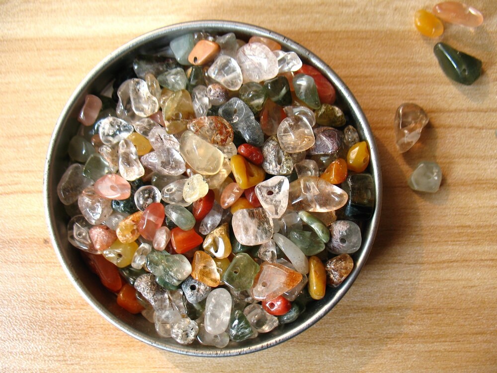 Beautiful Natural Crystal Quartz Chip Beads 20 Grams 5 to 10mm - Etsy
