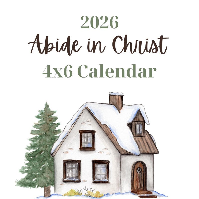 Christ Calendar 2026 - Etsy