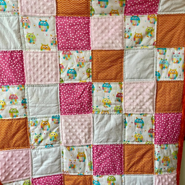 Owl Baby Quilt - Etsy