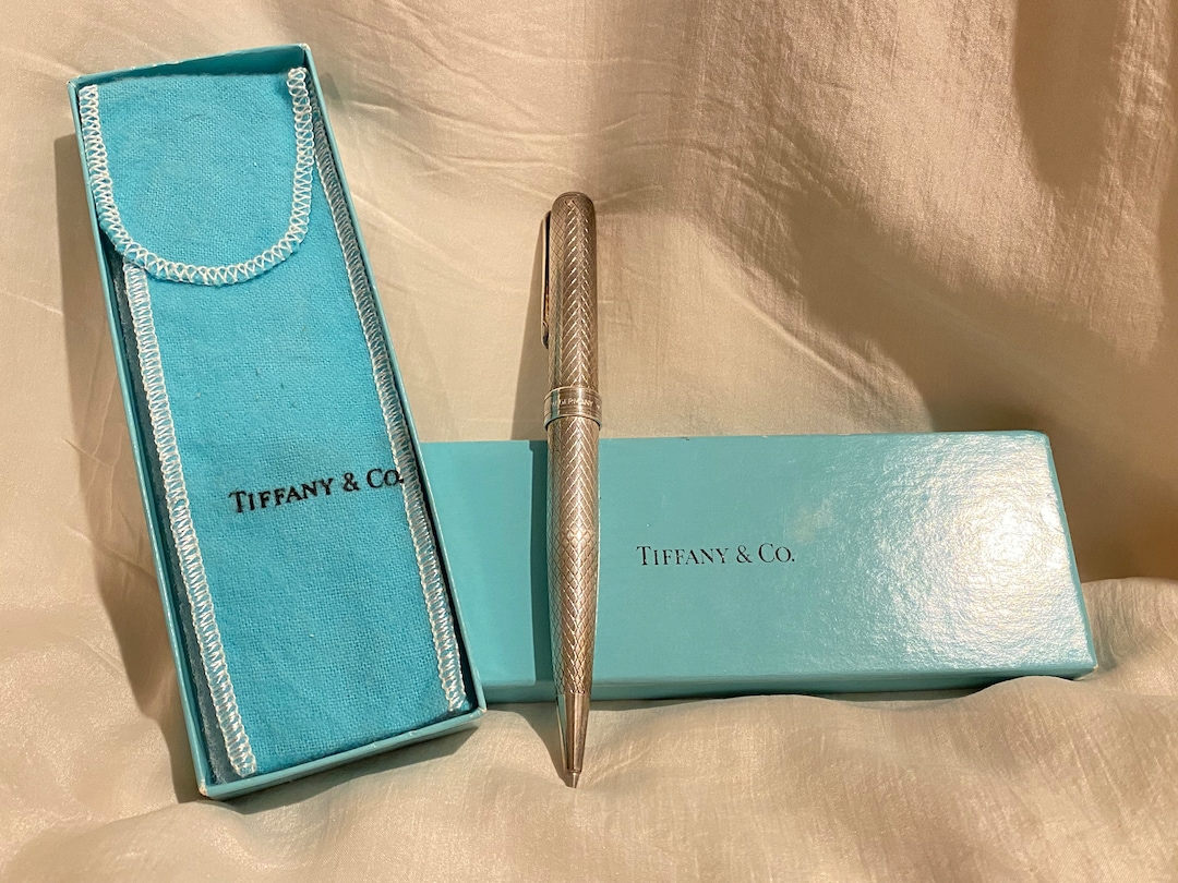 Authentic Vintage Tiffany & Co. Sterling Silver Ball Point Pen - Etsy