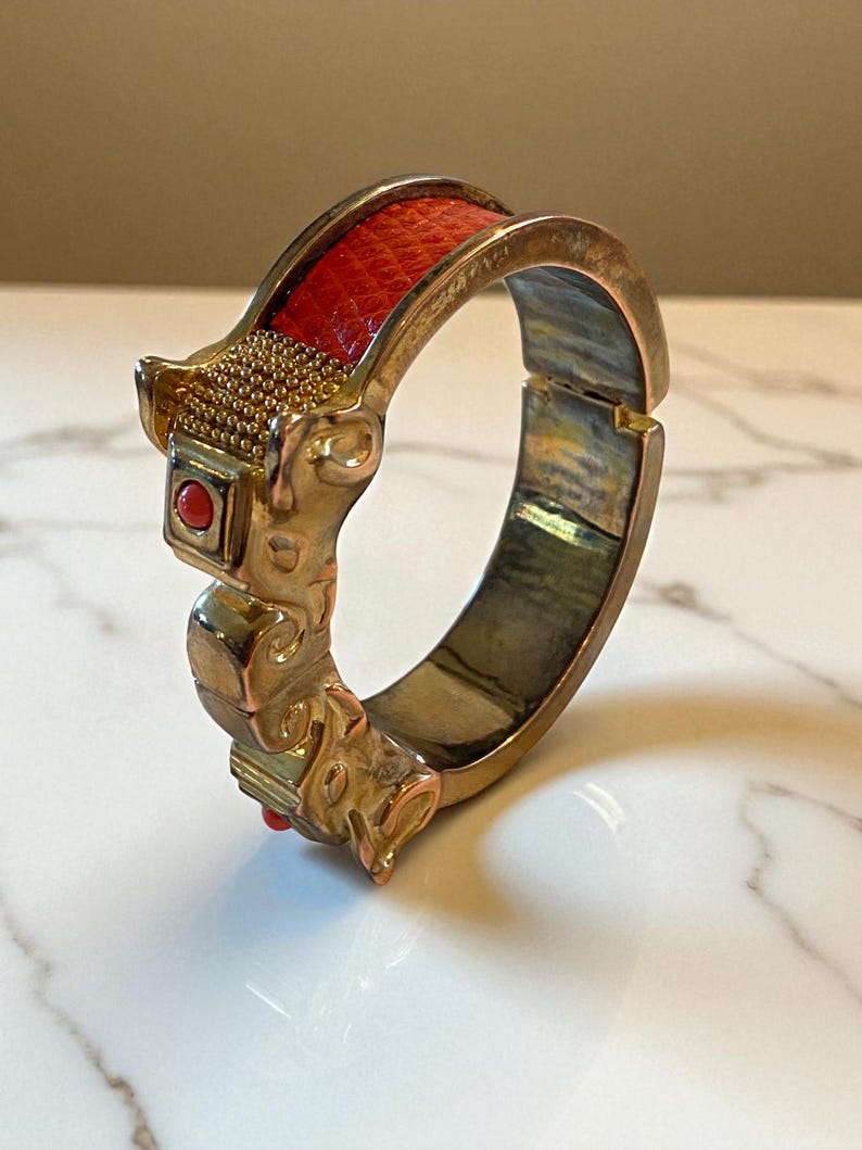 Kara Ross "elephant" Double Elephant Head Cuff Bracelet - Etsy