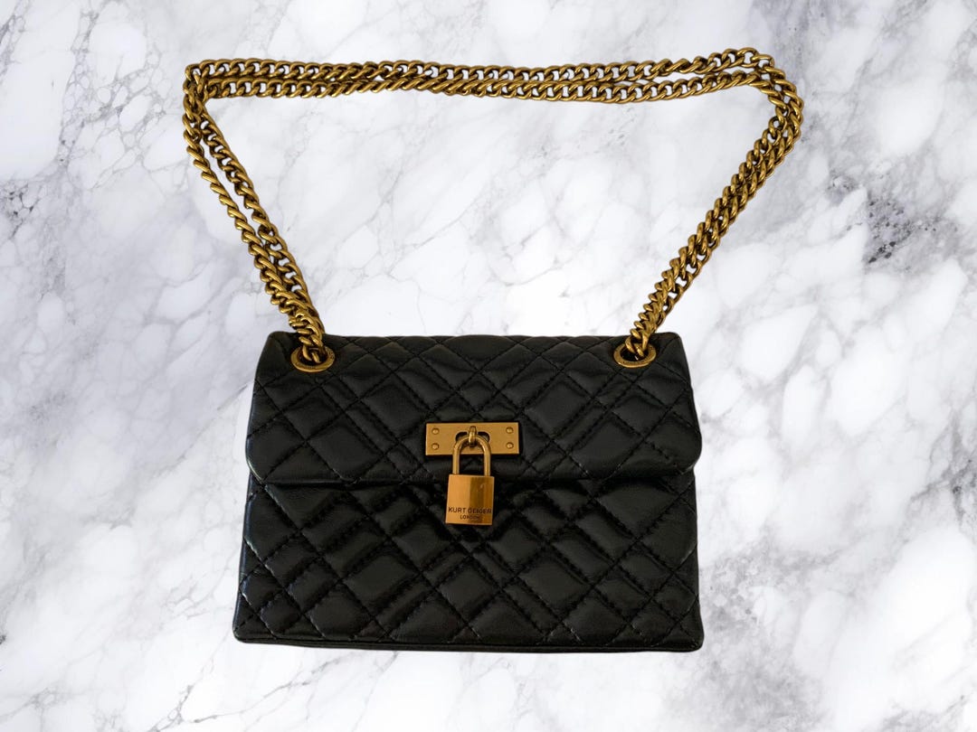 Kurt Geiger Mini Brixton Lock Leather Bag - Etsy