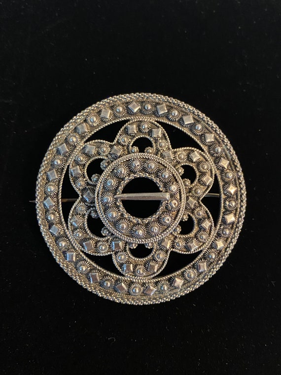 vintage scandinavian brooch - Gem