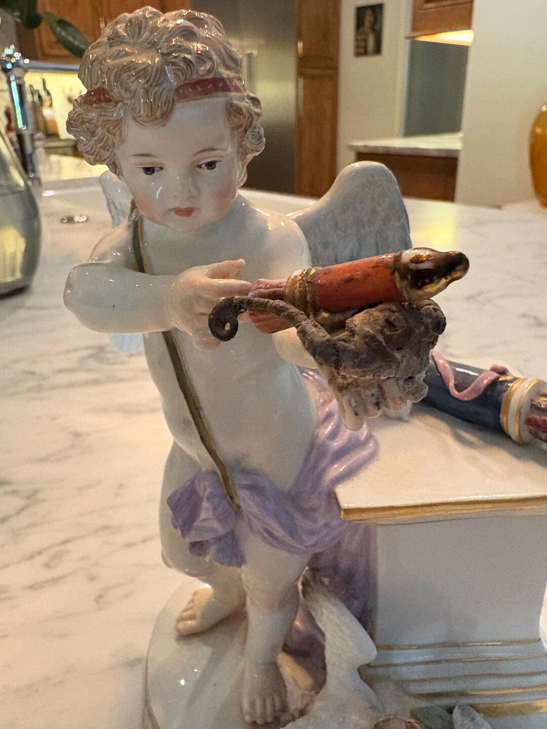 20th Century 1934 Meissen Figurine With Cupid Shooting an Arrow ...