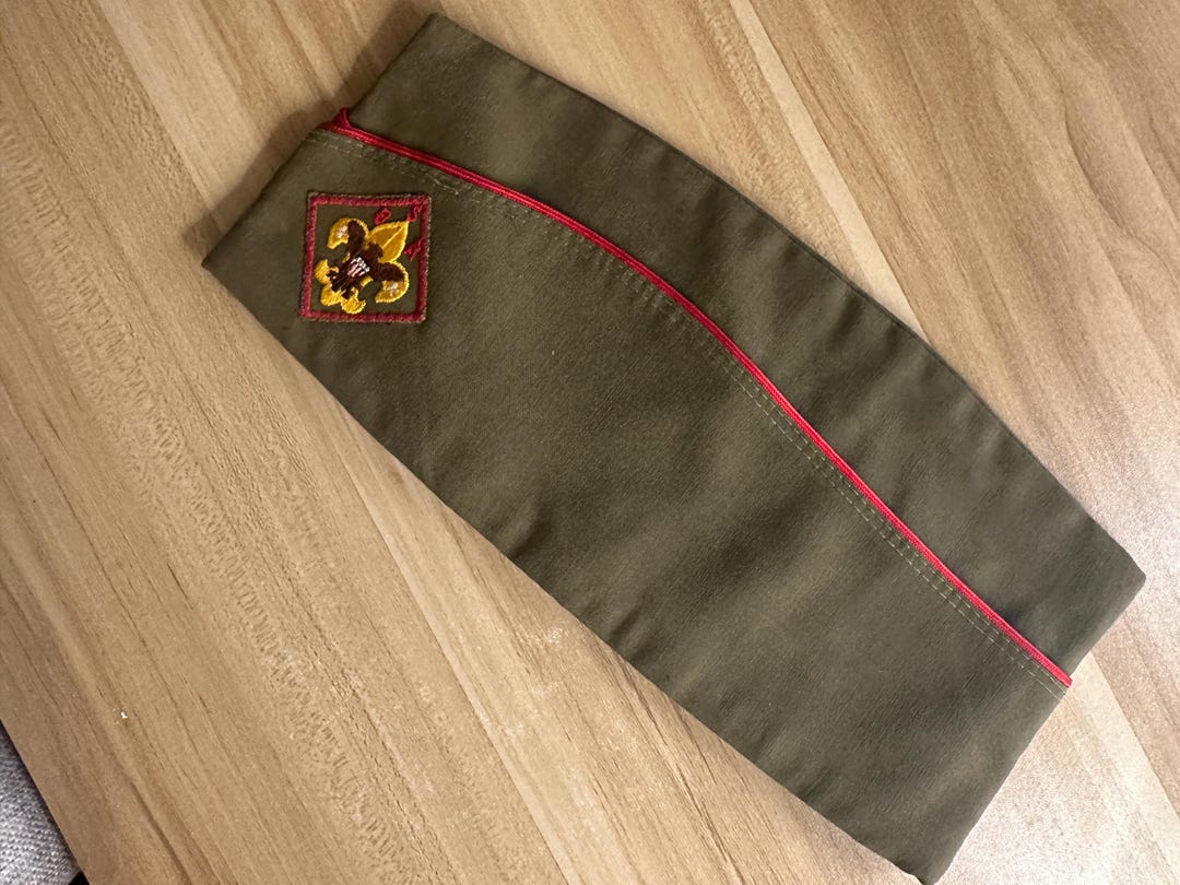 Vintage Boy Scout Garrison Cap | 1950s/60s BSA Hat | Wool Blend With ...