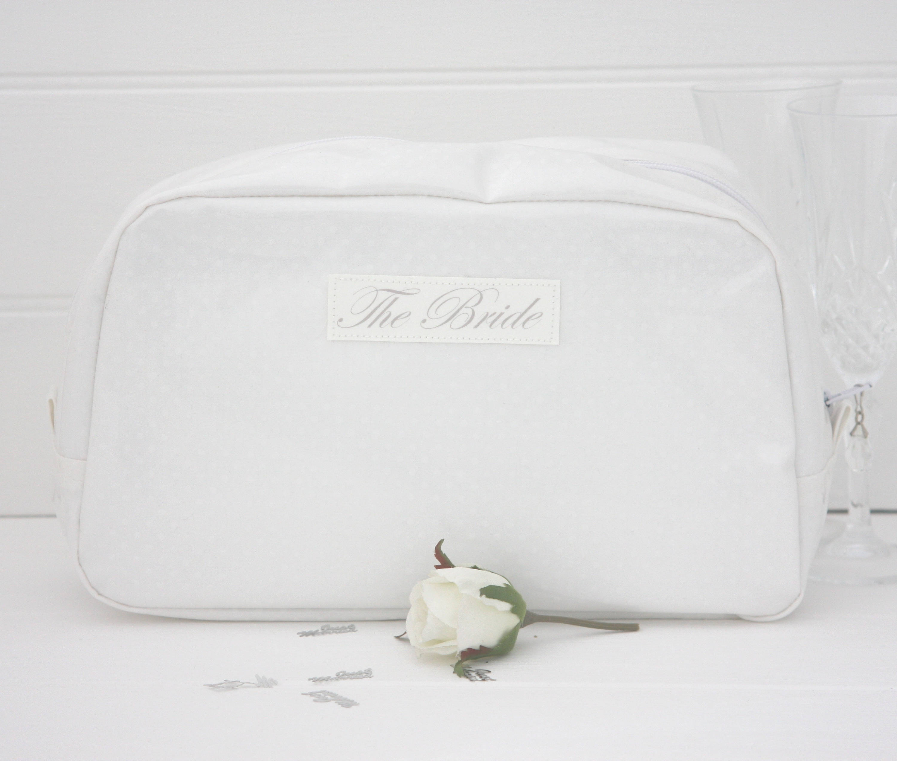Bride Gift Personalised Cosmetic Make up Bag Bridesmaid, Maid of Honour ...