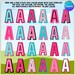 EDITABLE CANVA Dot Alphabet Template Bold Retro Letters Block Marquee ...