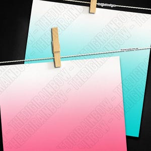 SALE 100 Ombre Rainbow Digital Paper Rainbow Solid Digital Paper ...