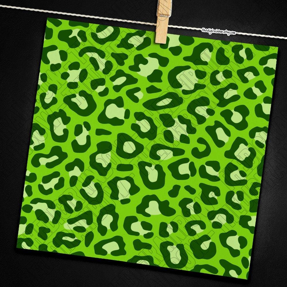 100 Seamless Leopard Digital Paper Rainbow Leopard Texture Safari ...
