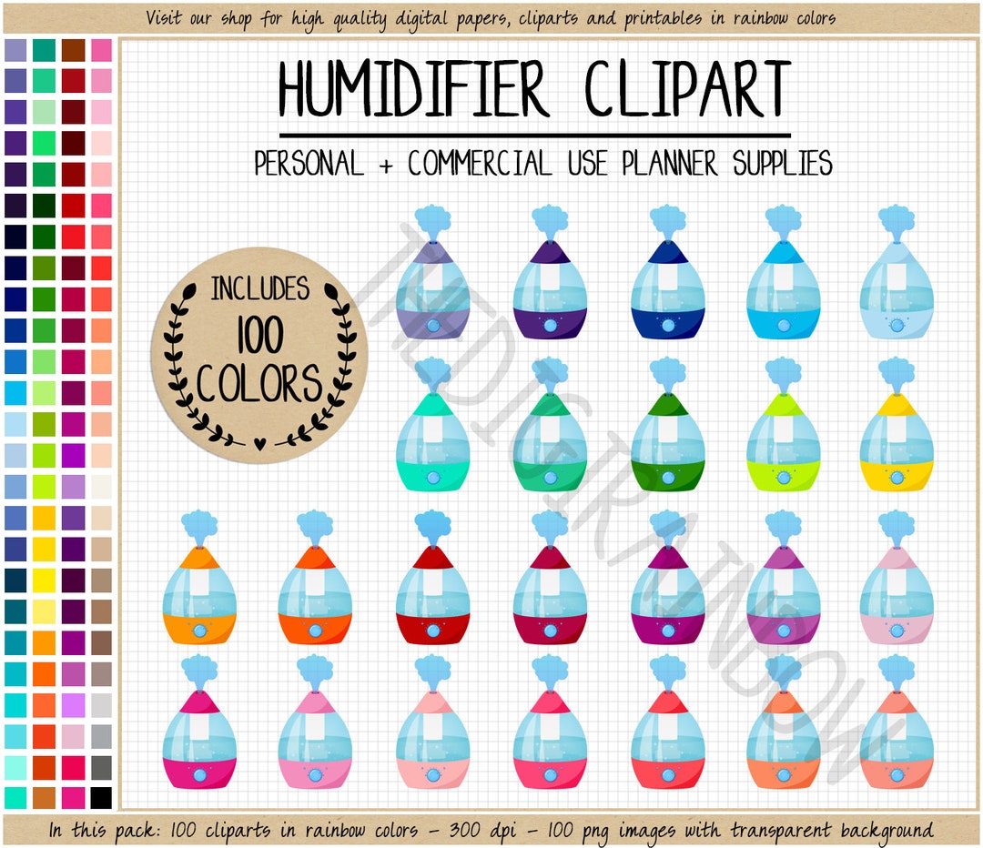 SALE 100 Humidifier Clipart Humidifier Sticker House Clipart Home ...