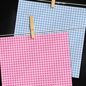 100 Straight Gingham Digital Paper Seamless Rainbow Gingham Pattern ...