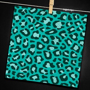 100 Seamless Leopard Digital Paper Rainbow Leopard Texture Safari ...