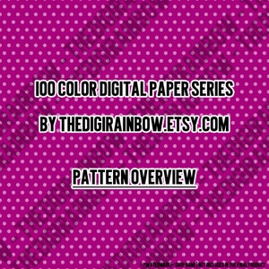 100 Tinted Polka Dots Digital Paper Digital Rainbow Paper Pack - Etsy