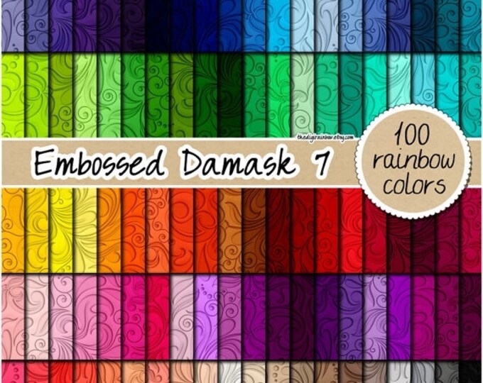 SALE 100 Swirl Digital Paper Damask Digital Paper Wedding - Etsy