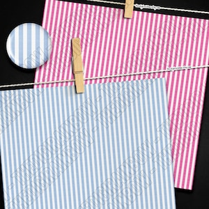 100 Seamless Seersucker Digital Paper Printable Stripe Pattern Rainbow ...