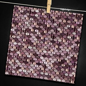 100 SEAMLESS Mermaid Digital Paper Rose Gold Fish Scale Texture ...
