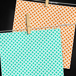 100 SEAMLESS Vintage Digital Paper Rainbow Retro Geometric Pattern ...