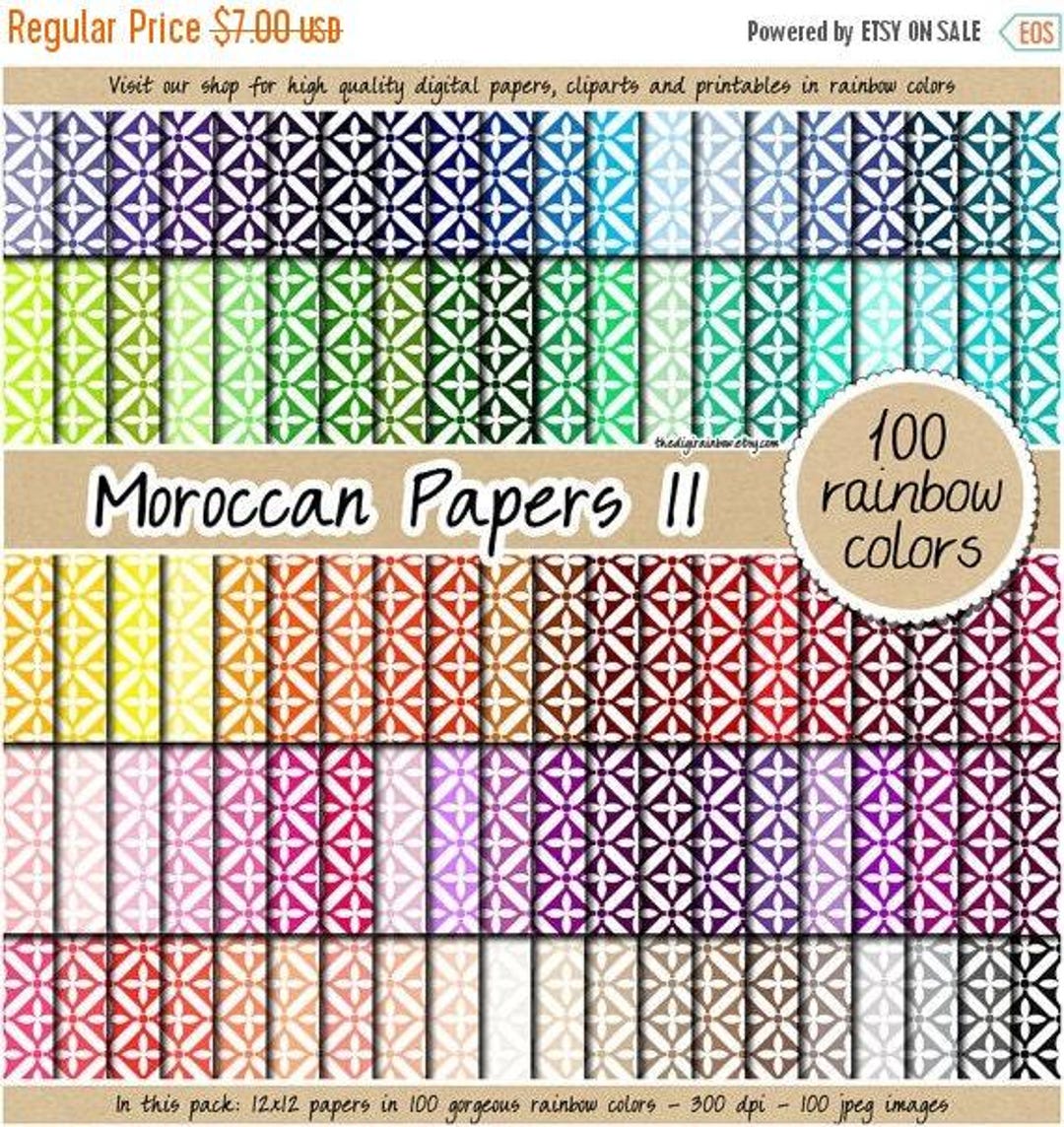 100 Quatrefoil Digital Paper Trellis Mosaic Tile Moroccan Digital ...